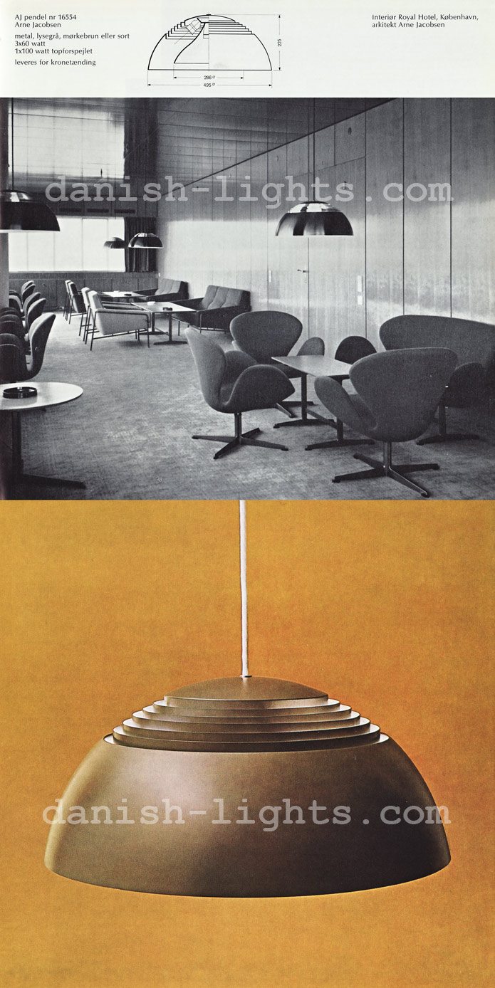 Arne Jacobsen for Louis Poulsen: AJ Pendel 16554 – ID your vintage ...